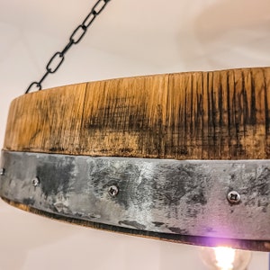 Whisky Barrel Lighting - Pendant Rustic Ceiling Lamp - Modern Decor ...