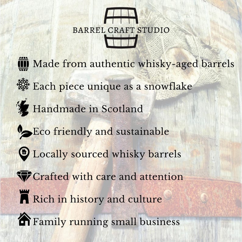 Clynelish 1997 Whisky Barrel Head: Scotch Bar Sign, Cask 4835 - Etsy