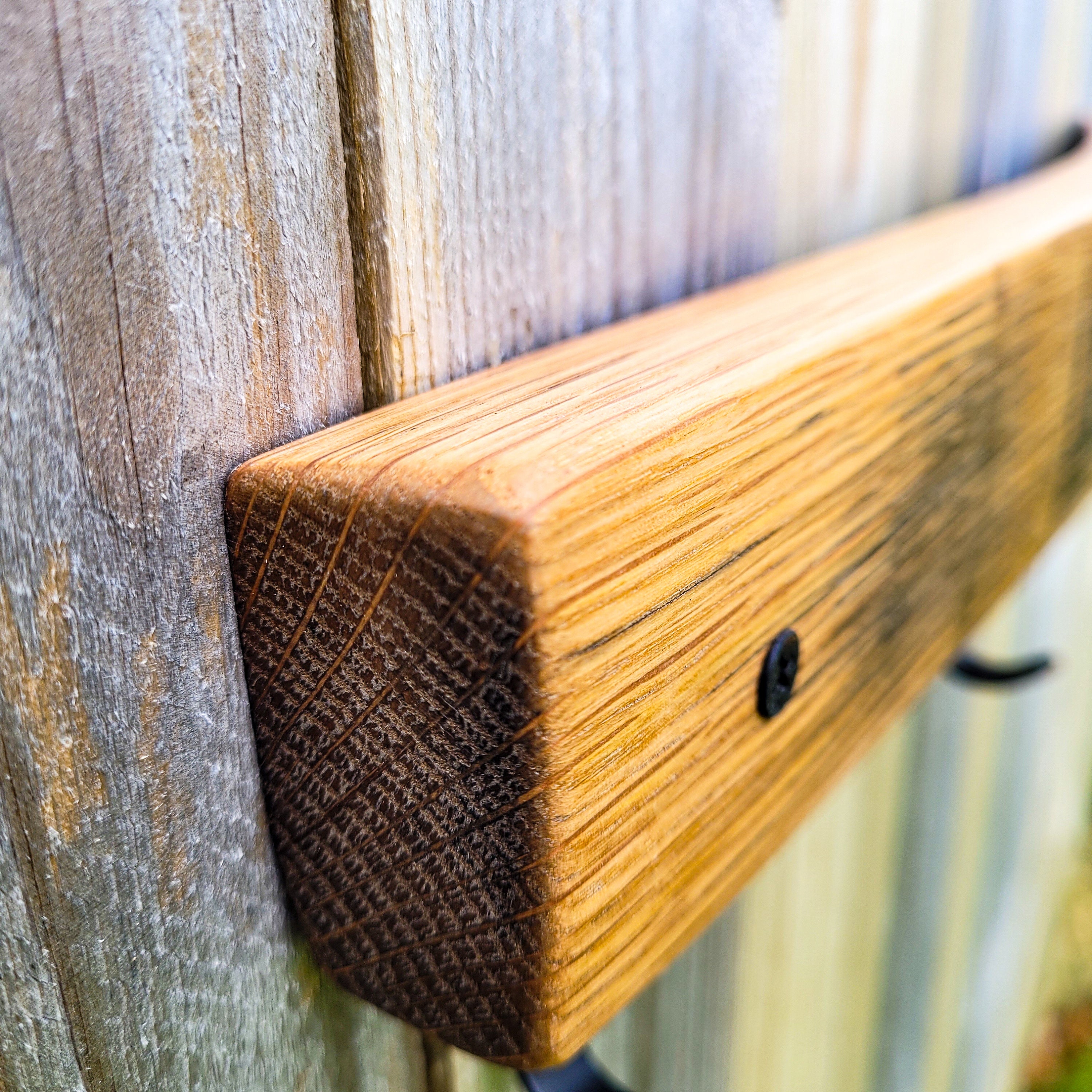 Whisky Barrel Stave Key Hanger: Rustic Wall Mount, Personalised Option ...