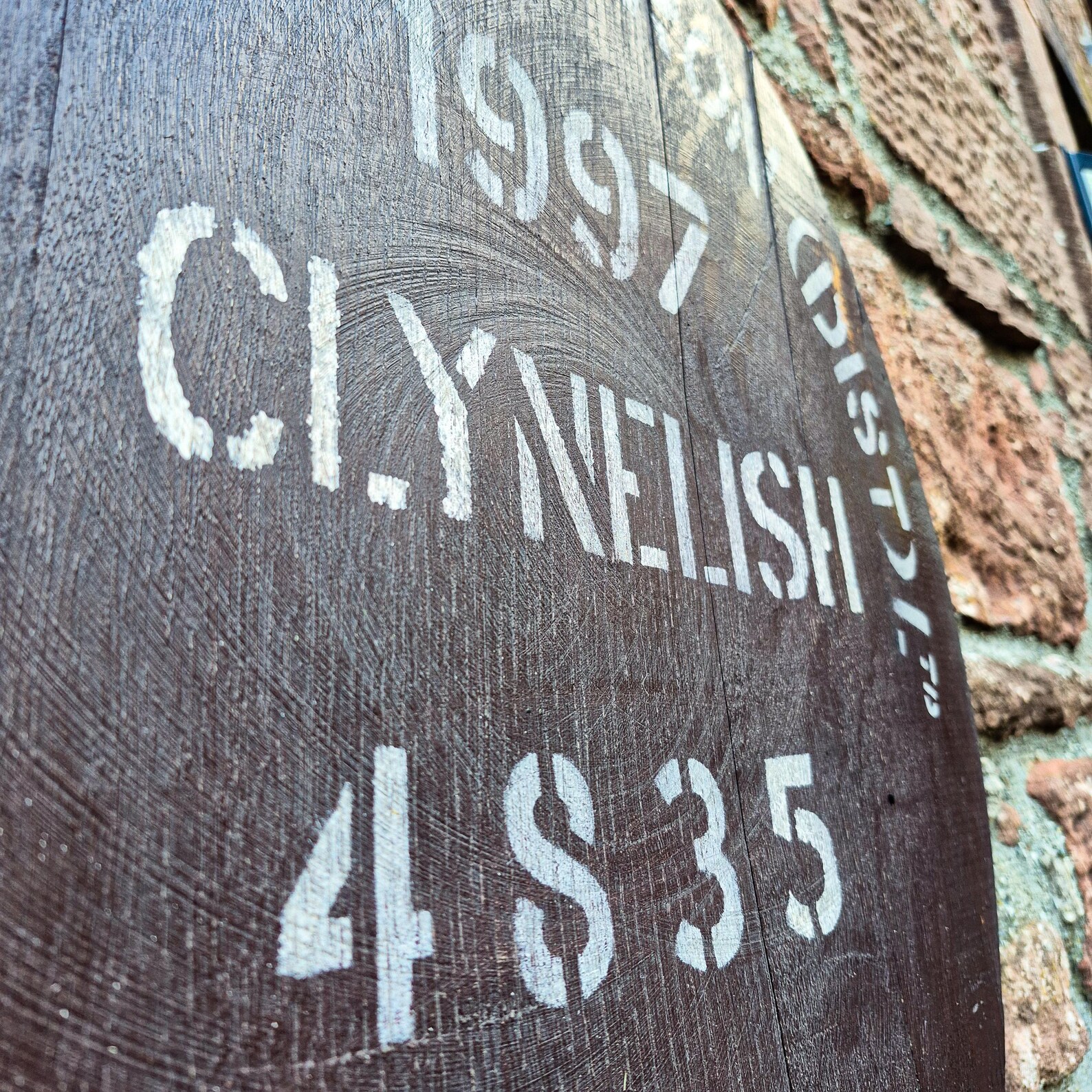 Clynelish 1997 Whisky Barrel Head: Scotch Bar Sign, Cask 4835 - Etsy