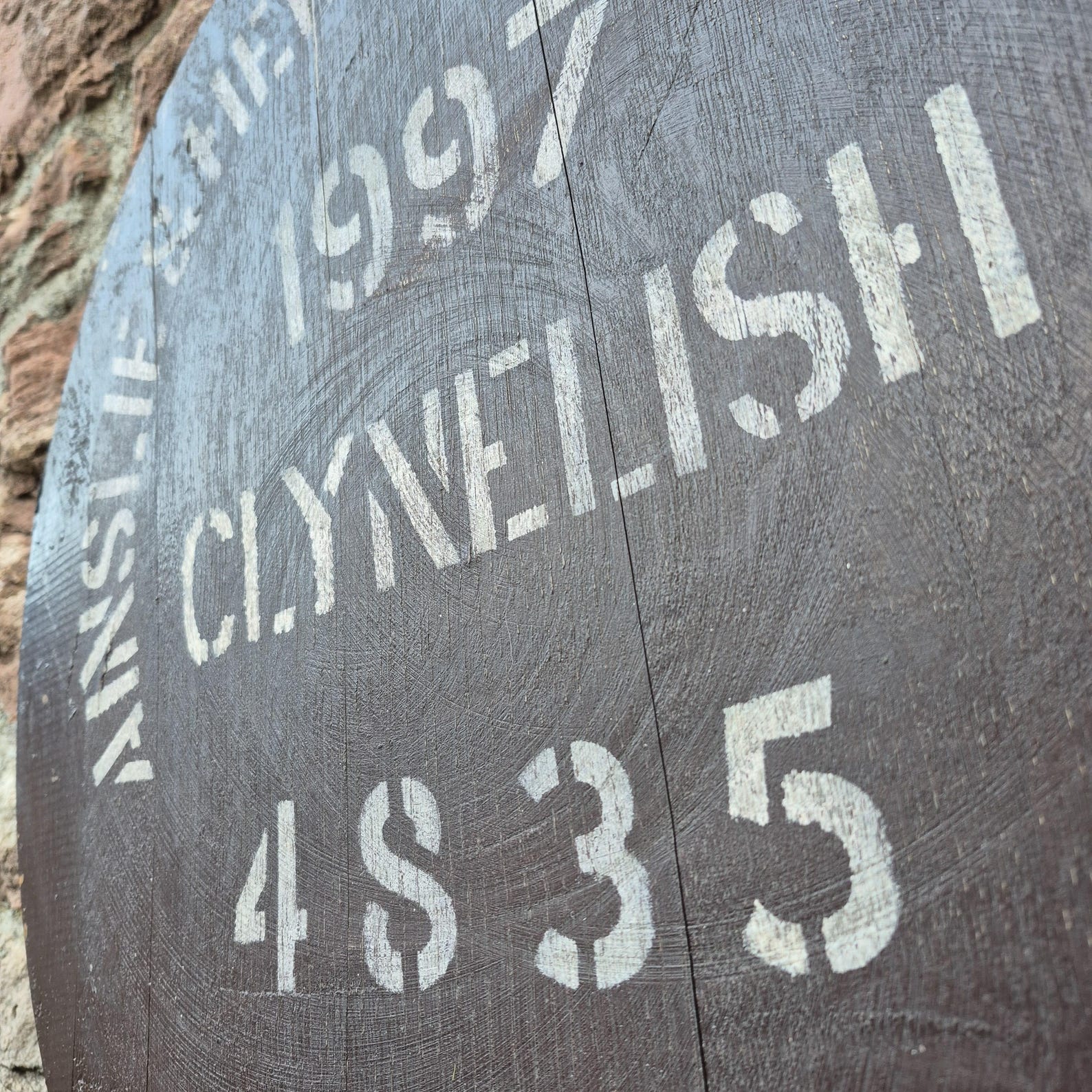 Clynelish 1997 Whisky Barrel Head: Scotch Bar Sign, Cask 4835 - Etsy