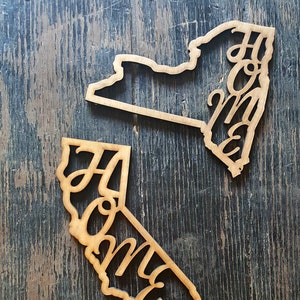 State Wall Art- State Cutouts- Home Decor - Etsy