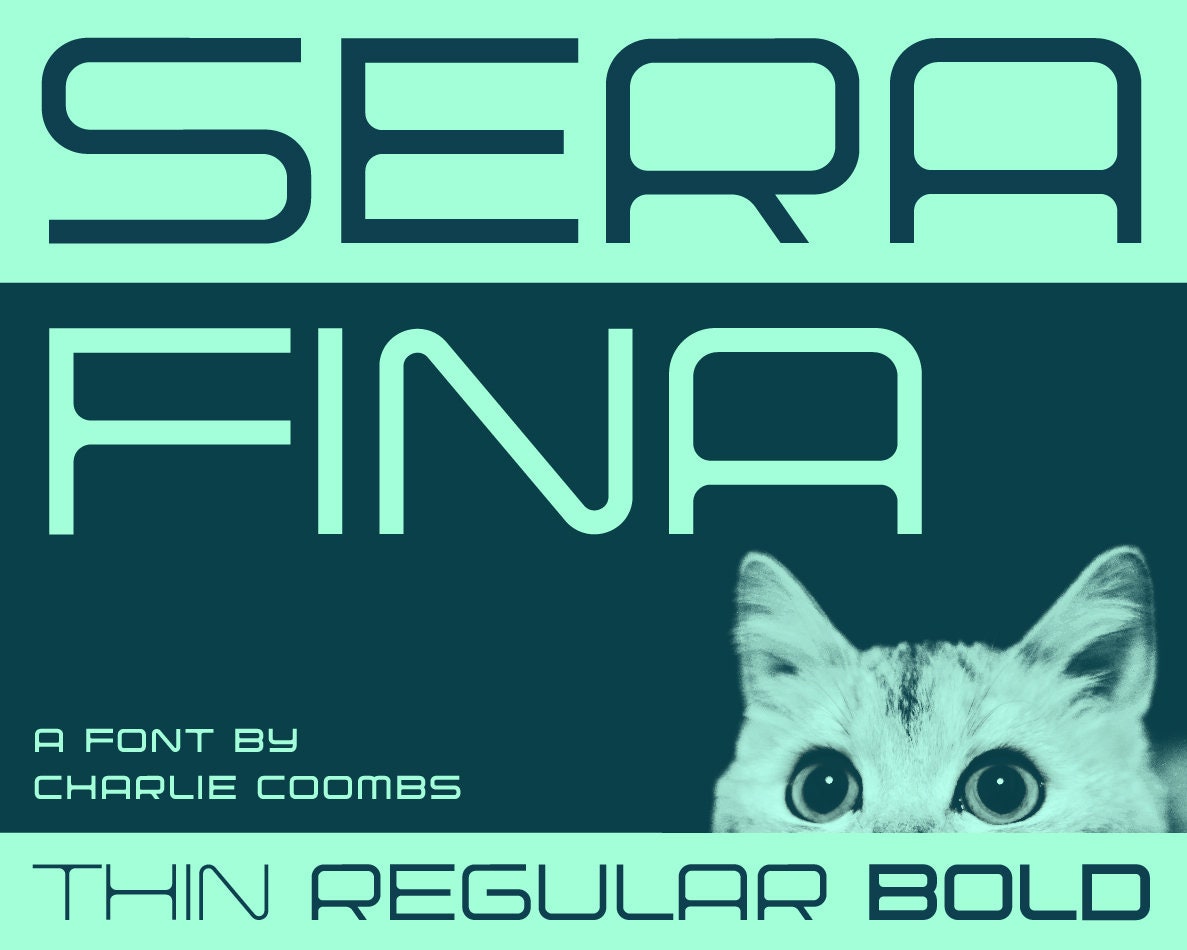 Serafina: A Font Designed by Charlie Coombs - Etsy