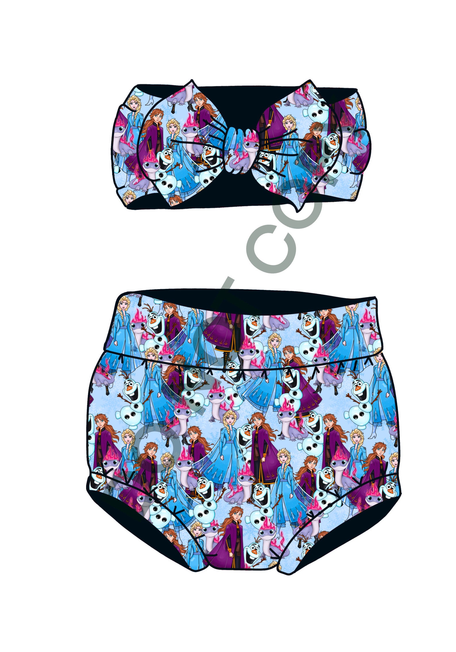 Frozen Seamless File, Repeating Ice Princess Pattern - Etsy