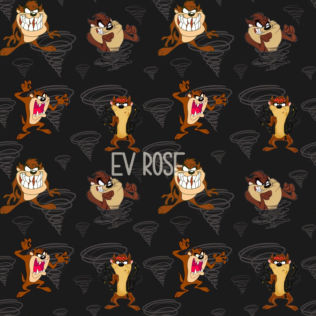Tasmanian Devil Seamless Png - Etsy Australia