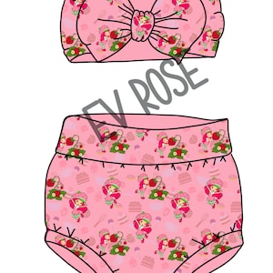 Strawberry Girl Seamless File - Etsy