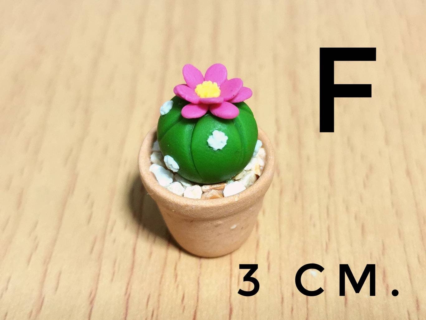 Flores de arcilla miniatura en maceta hecha a mano para | Etsy