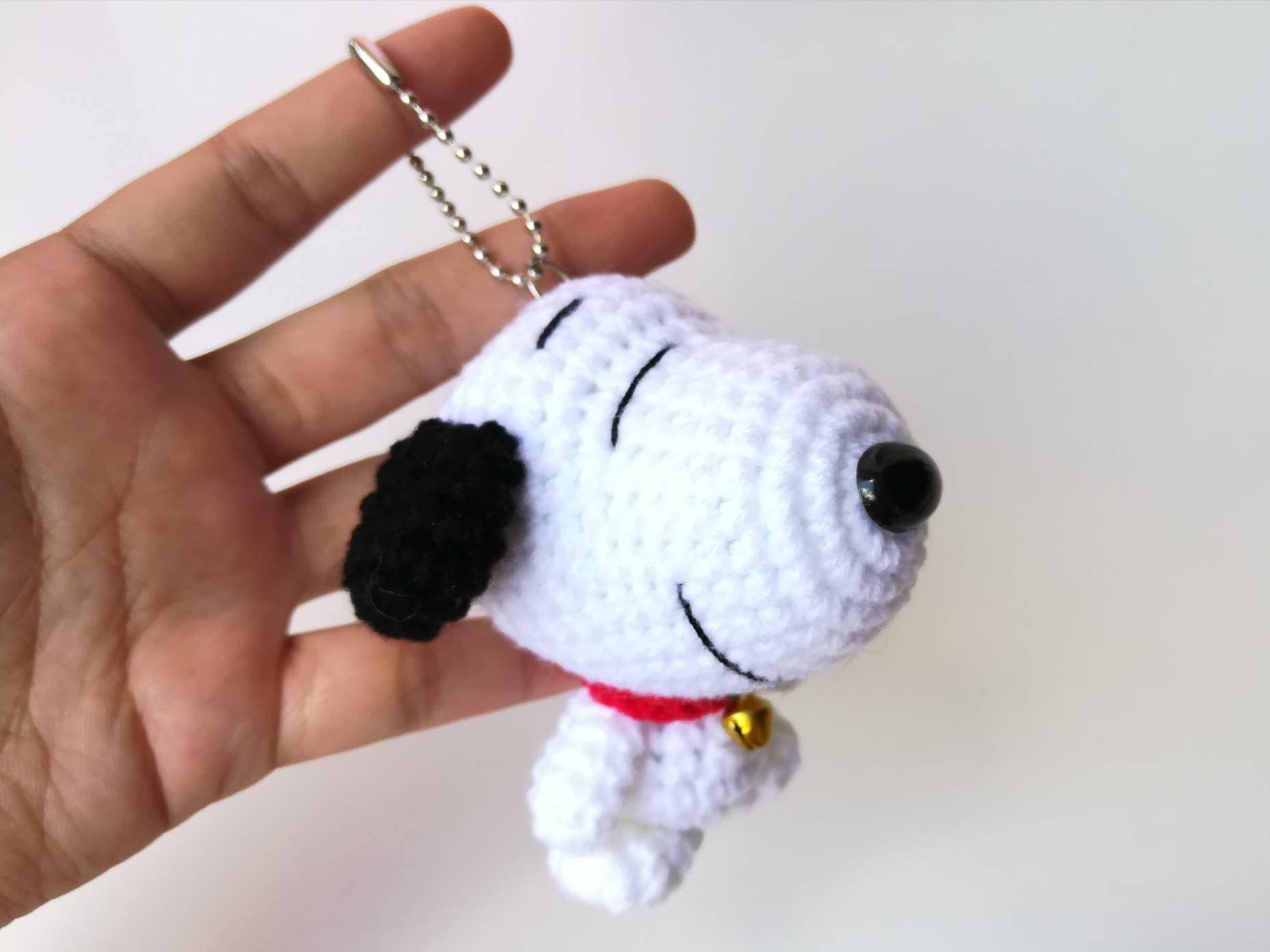 Dog Doll Keychain Animal Bag Accessories Crochet Keyring Amigurumi ...