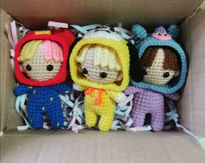 Crochet BTS Jimin ”lachimolala” Figure/doll - Etsy