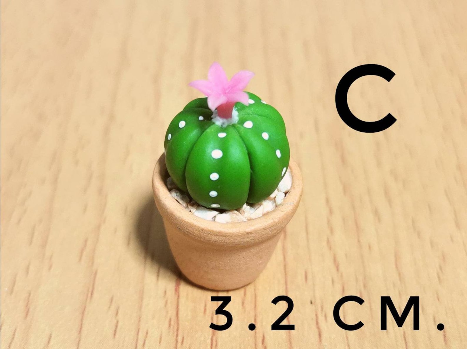 Polymer Clay Cactus Miniature Potted Plant Small Mini Cacti - Etsy