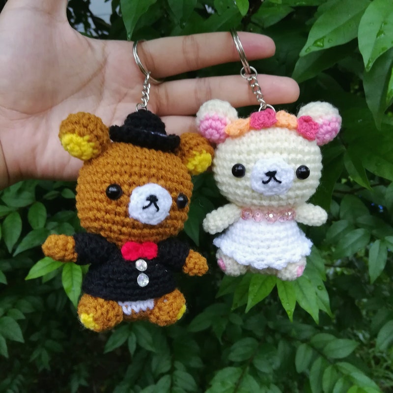 Rilakkuma Keychain - Etsy