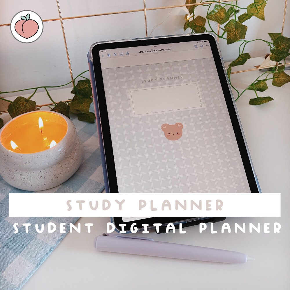 STUDENT DIGITAL PLANNER Study Planner Goodnotes Planner Samsung Notes ...