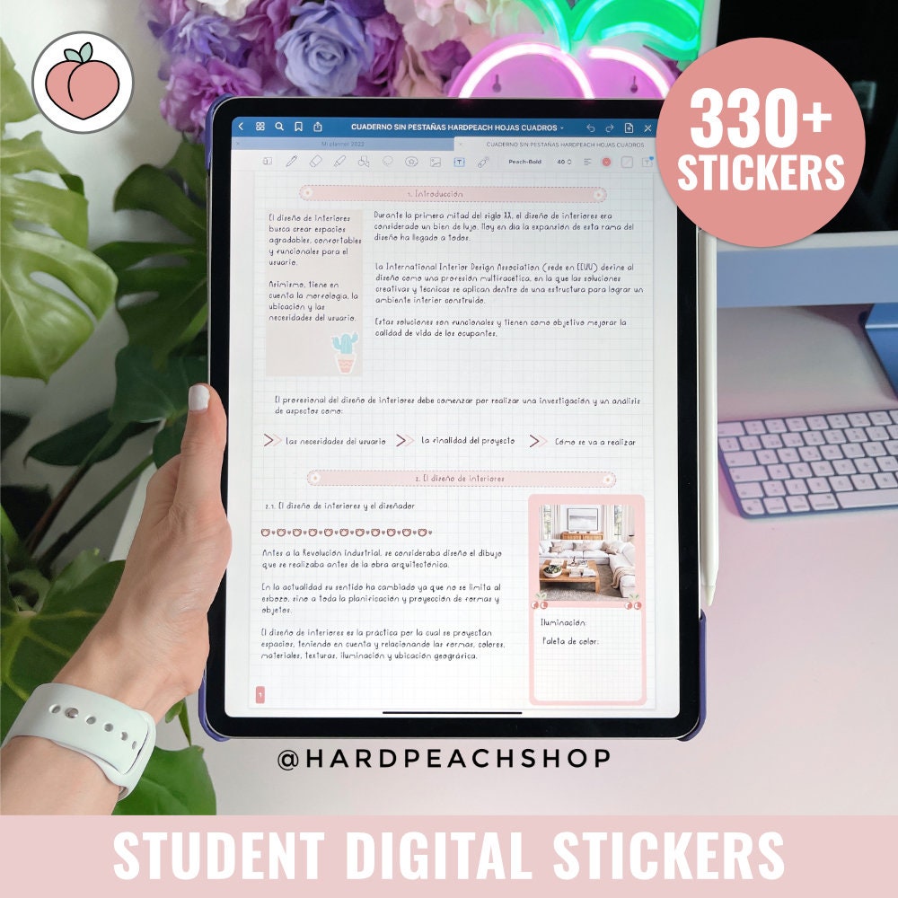 Student Digital Stickers for Goodnotes, Samsung Notes, Collanote ...