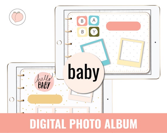 Digital Baby Album Digital photo album Digital planner | Etsy