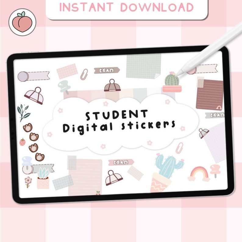 Student Digital Stickers for Goodnotes, Samsung Notes, Collanote ...