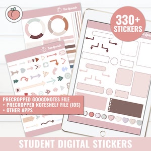 Student Digital Stickers for Goodnotes, Samsung Notes, Collanote ...