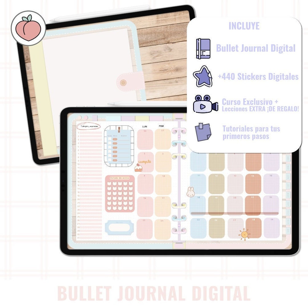 Digital Bullet Journal SPANISH | Goodnotes, Samsung Notes, Noteshelf ...
