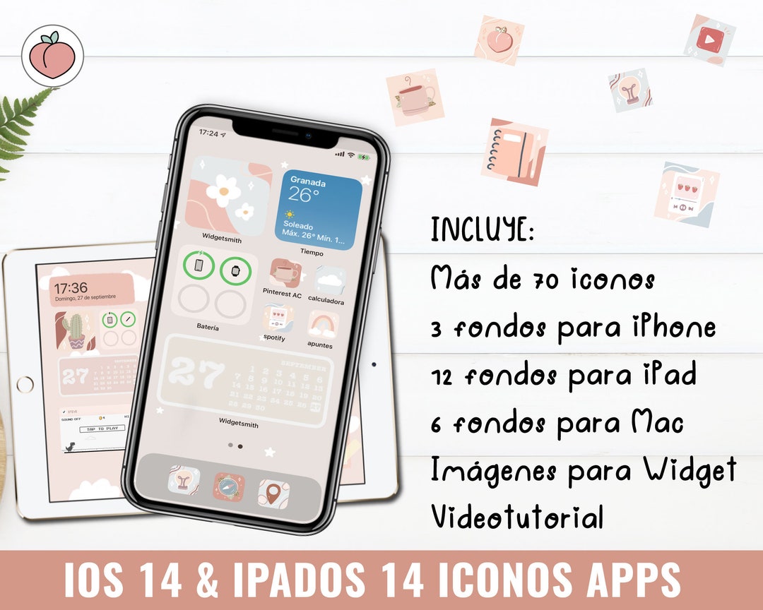 SPANISH Ios 15 & Ipados 15 App Icons | Customize Your Iphone, Ipad, and ...