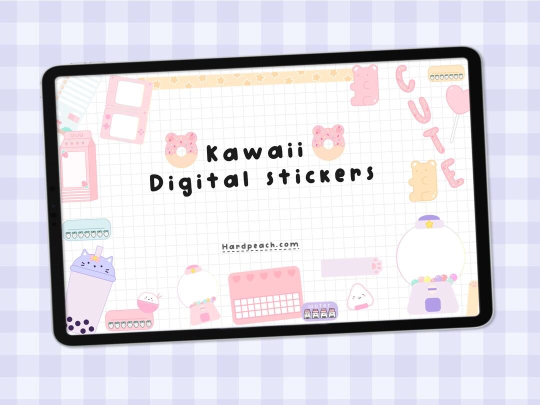 KAWAII Digital Planner Stickers | Goodnotes, Samsung Notes, Penly ...