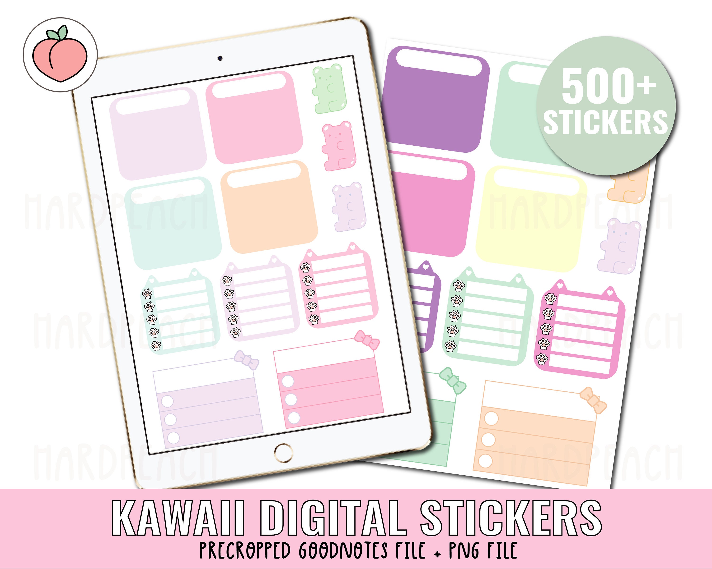 KAWAII DIGITAL STICKERS | Kawaii Stickers | Digital Planner Stickers ...