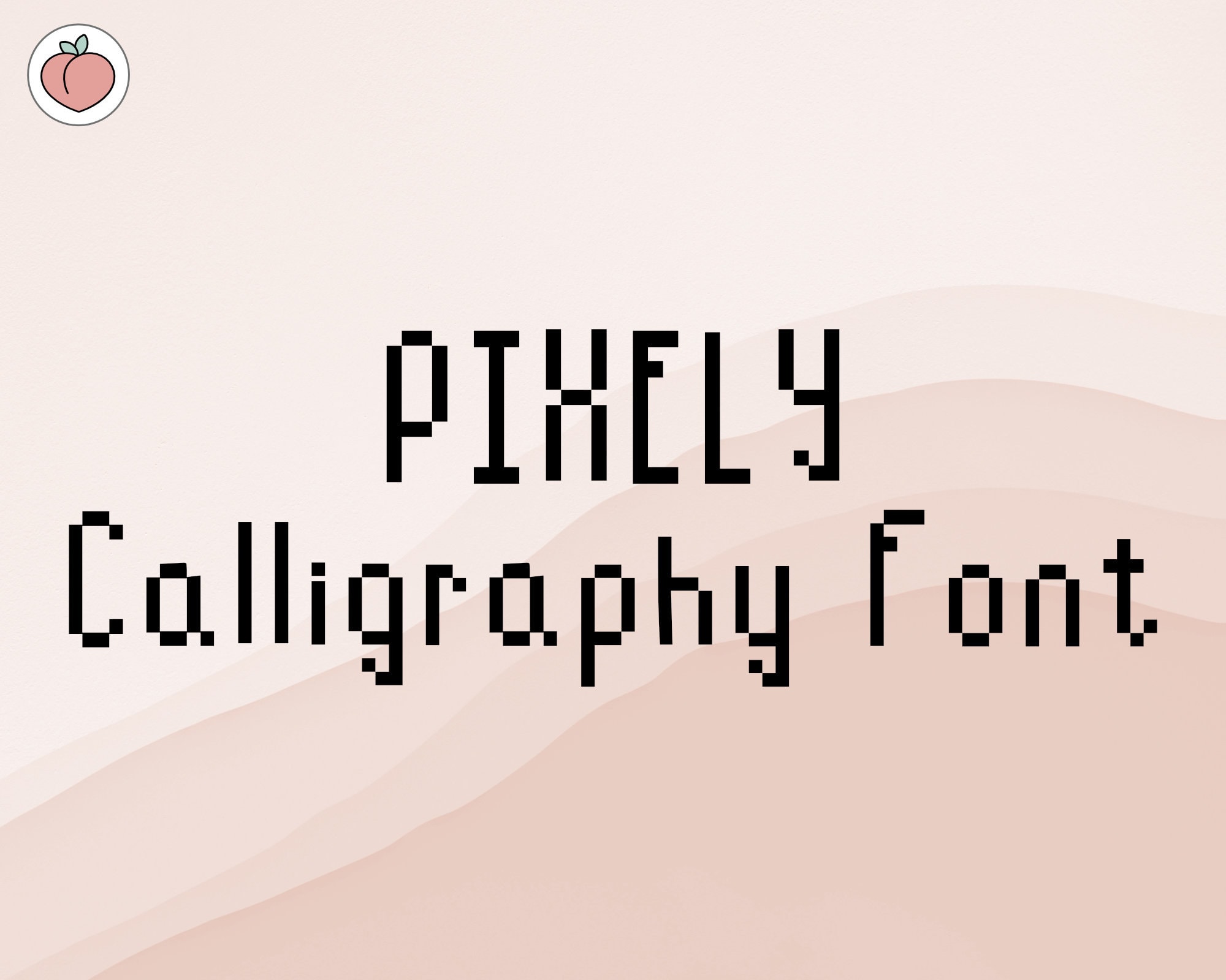 PIXELY Handwritten Font | Digital Font - Calligraphy Font | PIXEL Font ...
