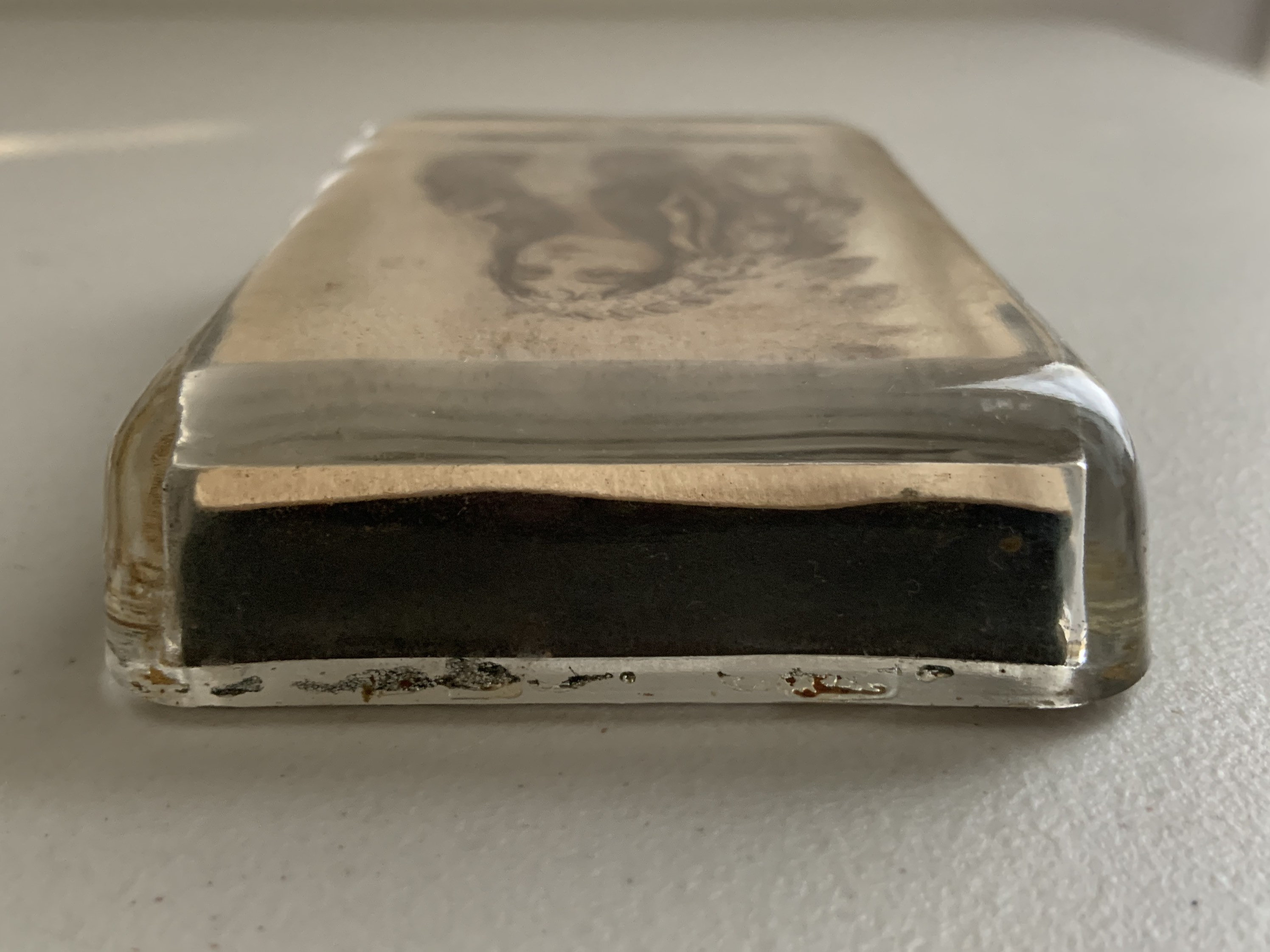 Antique Indian Maiden Glass Paperweight / J. Knowles Hare Jr. | Etsy