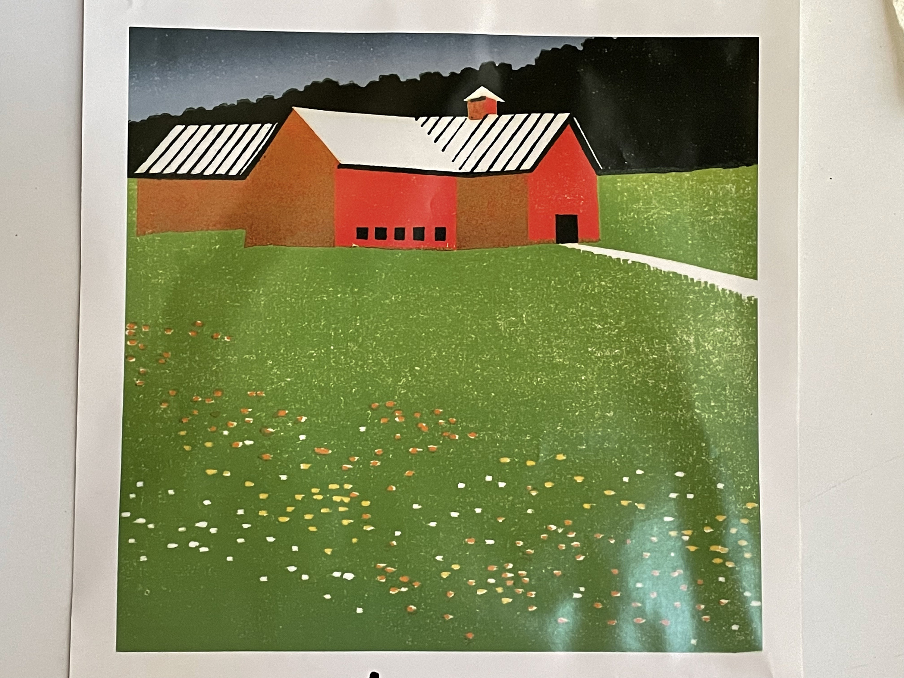 Sabra Field Barns June 1990 vermont Makes It Special | Etsy