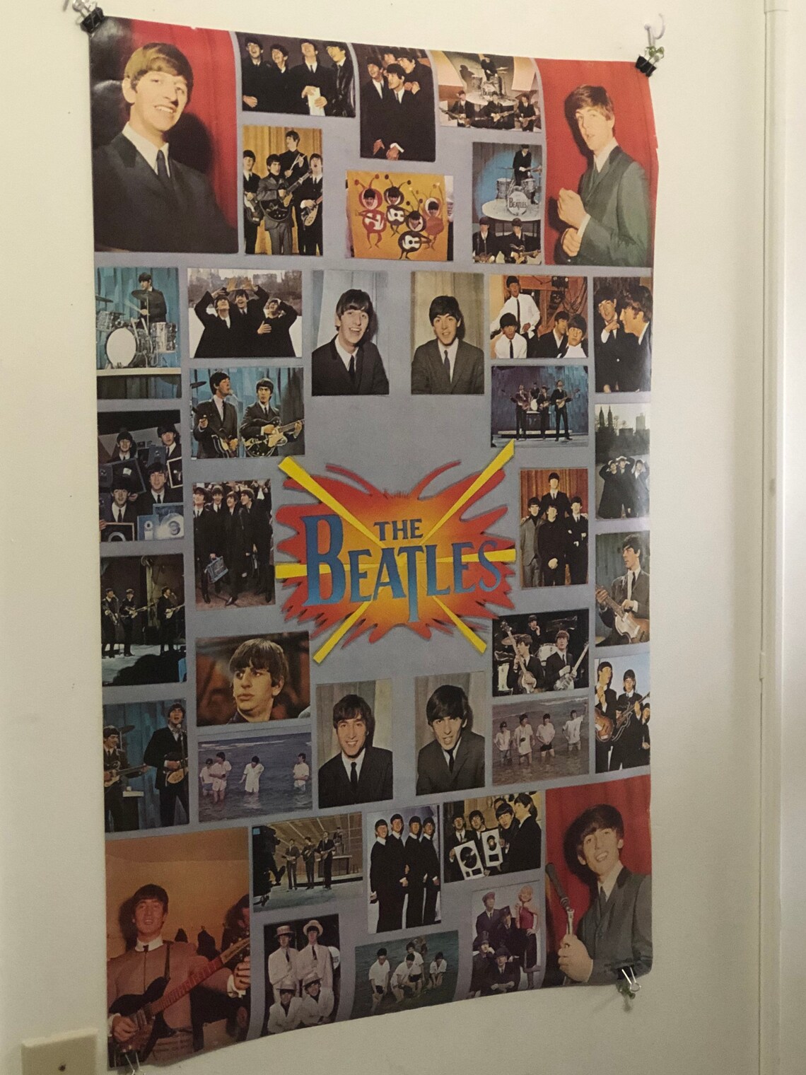 The Beatles Original 1976 Vintage Collage Poster by One Stop - Etsy