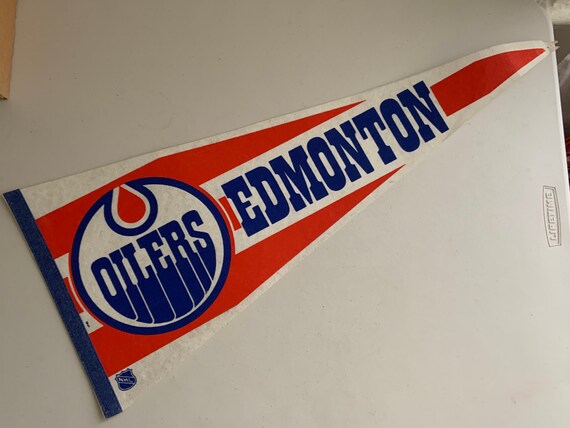 Oilers dEdmonton vintage Full Size Pennant NHL / 28.75 x | Etsy