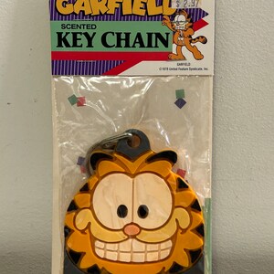 Vintage NOS Garfield Novelties; Yo-yo, Bag Clip, Scented Key Chain ...