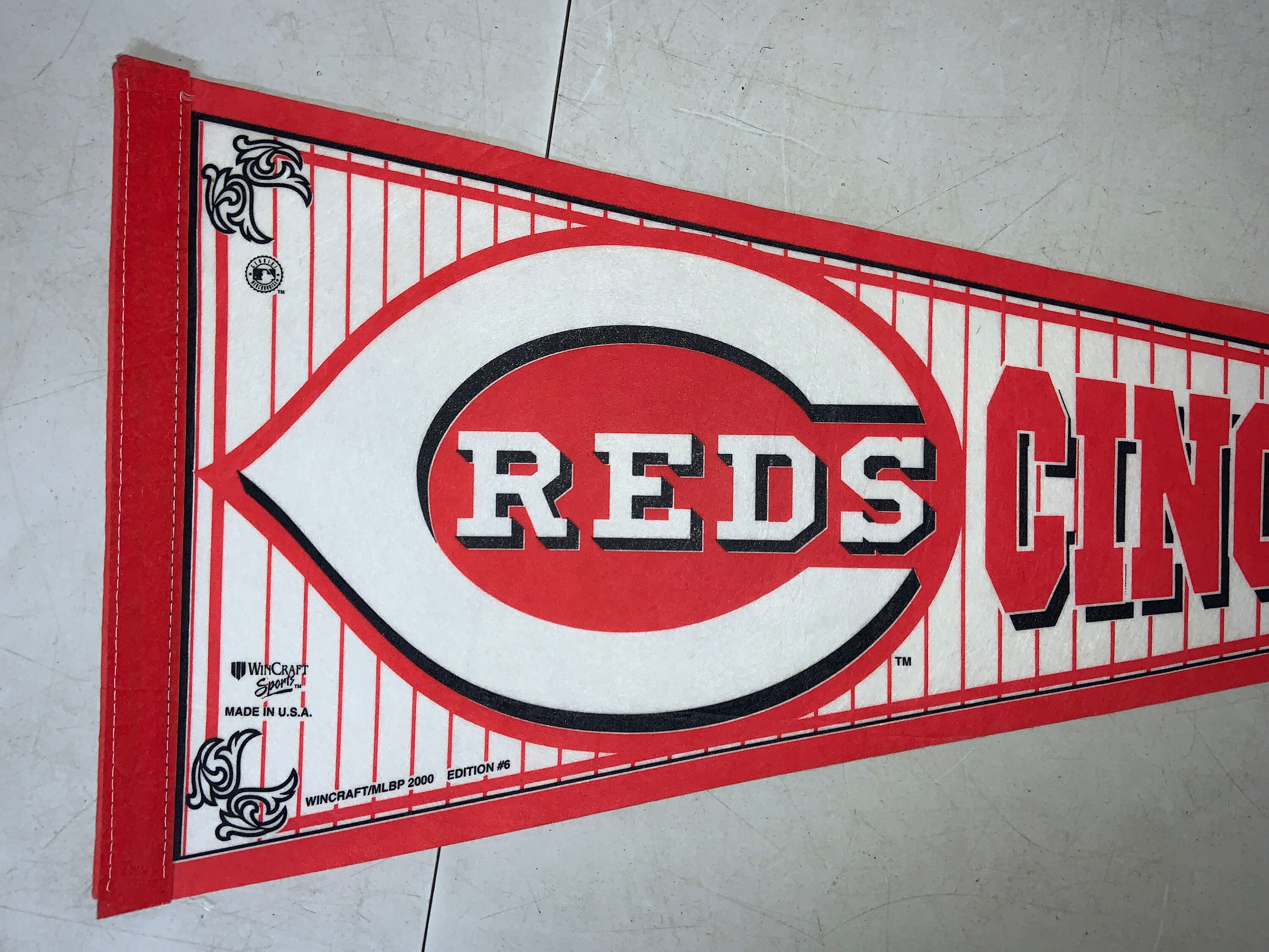 Cincinatti Reds / 29.5 Vintage 1990s Full Size Pennant MLB | Etsy