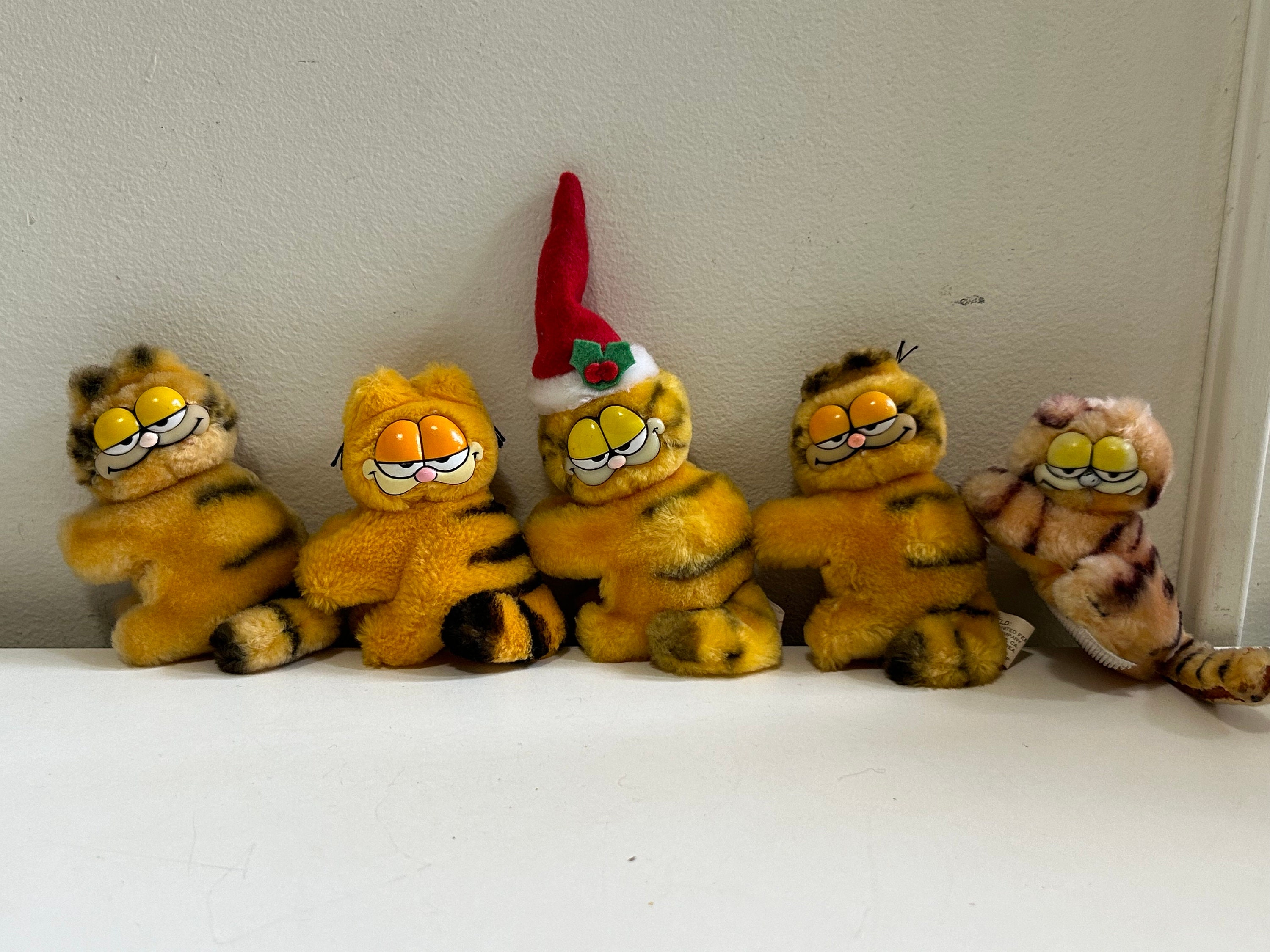 Vintage Garfield Gripper Grabber Plush Figures - Etsy