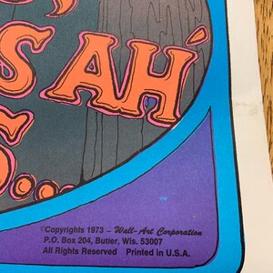 New 1970's Poster sumetimes Ah Jus Sits NOS Toilet Potty Pot Humor ...