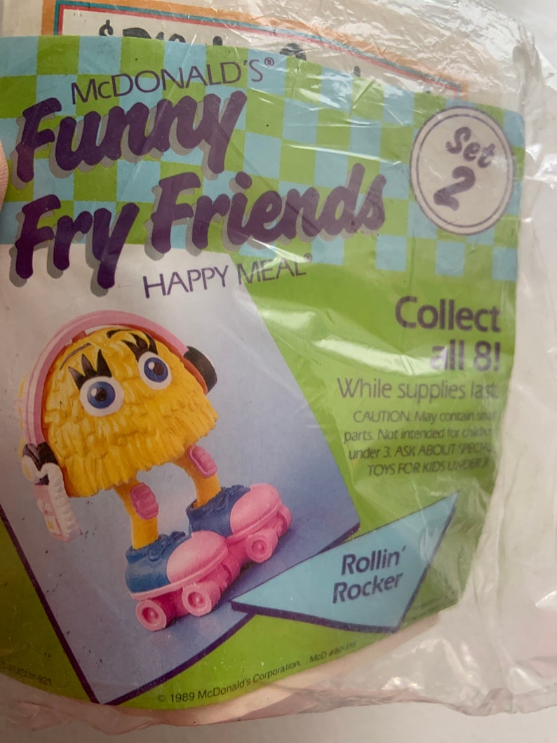 NEW Sealed Mcdonalds Funny Fry Friends 7 Pc Lot Fry Guys | Etsy