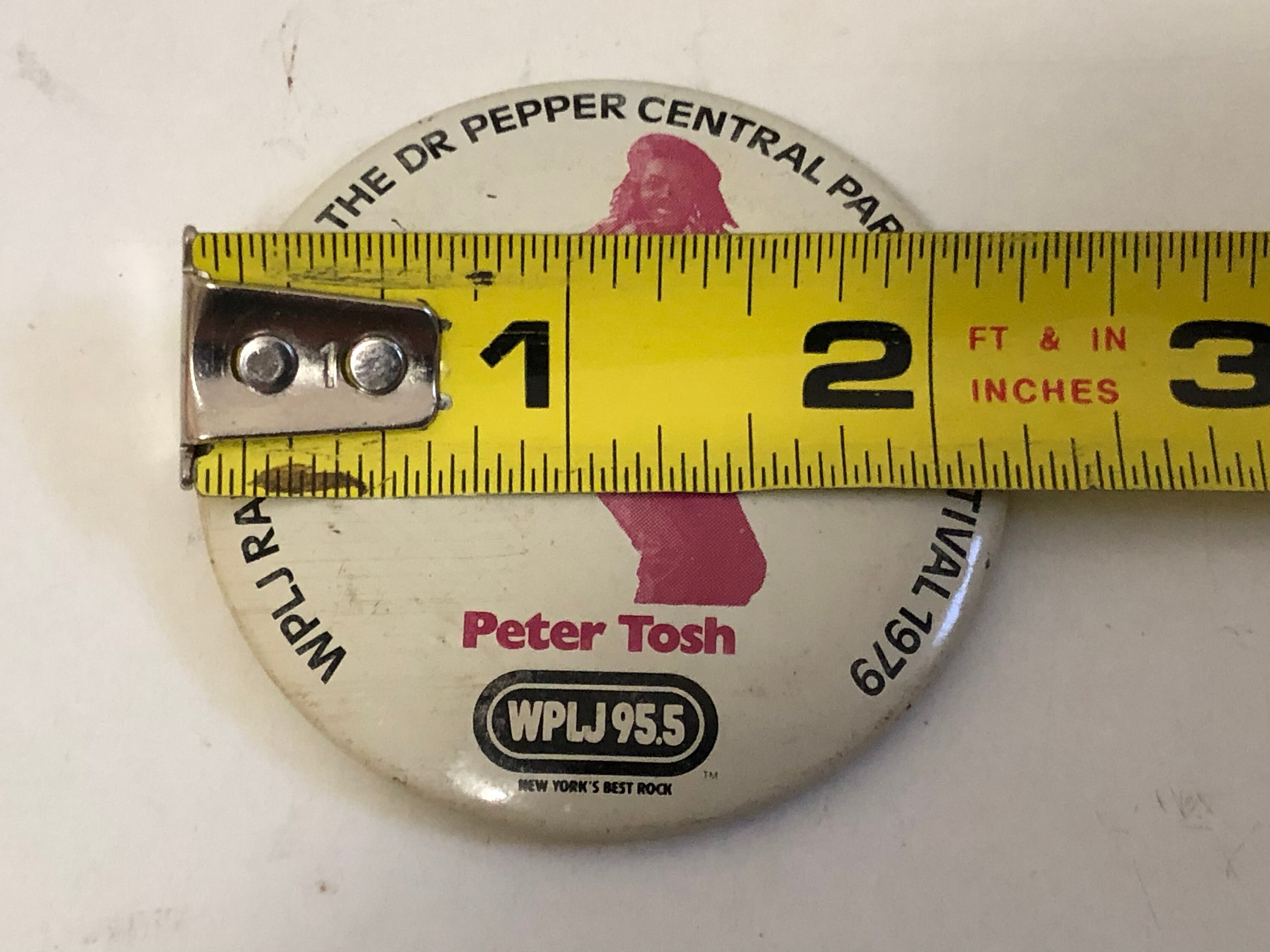 WPLJ 1979 Pinback Patti Smith Group Peter Tosh Dr Pepper - Etsy