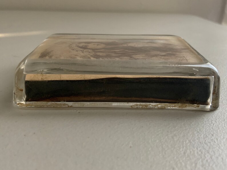 Antique Indian Maiden Glass Paperweight / J. Knowles Hare Jr. | Etsy