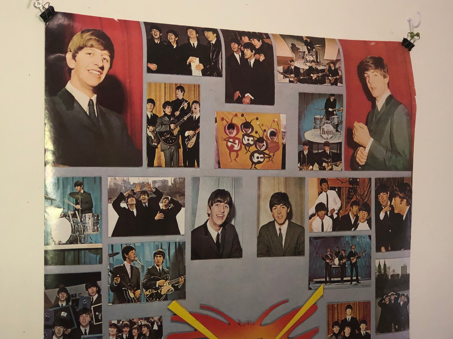 The Beatles Original 1976 Vintage Collage Poster by One Stop - Etsy