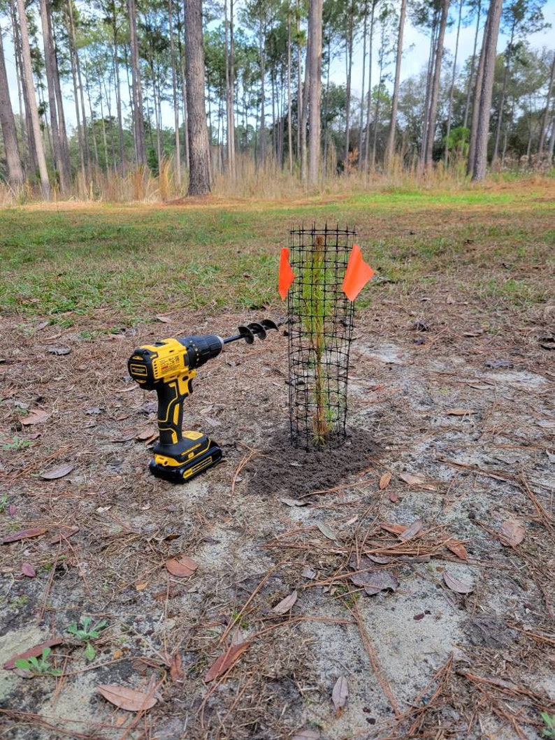 40 Tree Protectors Heavy Vinyl Mesh Cylinders to Protect - Etsy