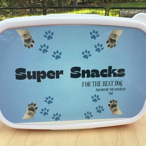 Dog Treat Holder, Lunchbox With Snack Box, Dog Show Supplies - Etsy