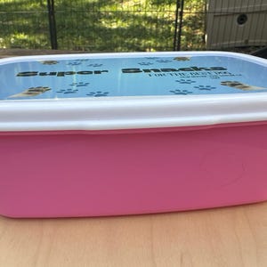 Dog Treat Holder, Lunchbox With Snack Box, Dog Show Supplies - Etsy