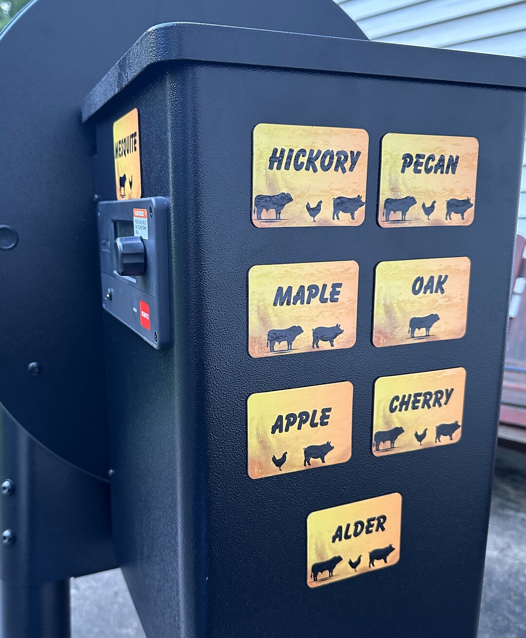 Barbecue Smoker Wood Pellet Magnet Gift Set - Etsy