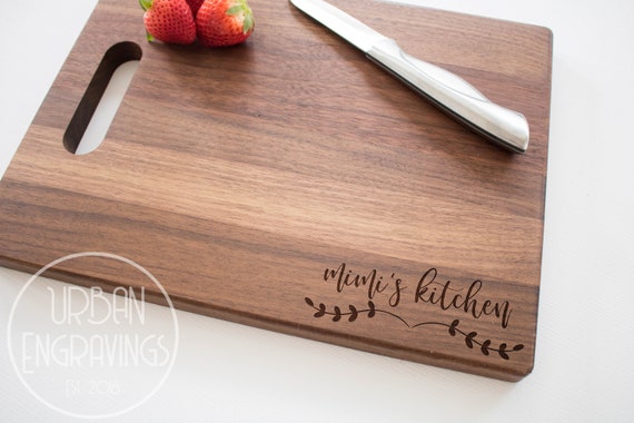 Personalized Wood Cutting Board Engraved Wood Cutting Board | Etsy