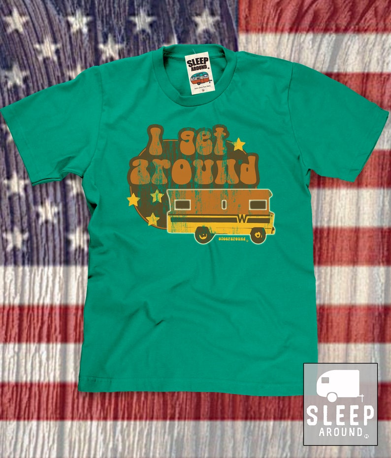 Funny Camping Shirt Sleep Around Shirt Rv Shirts I Get Etsy