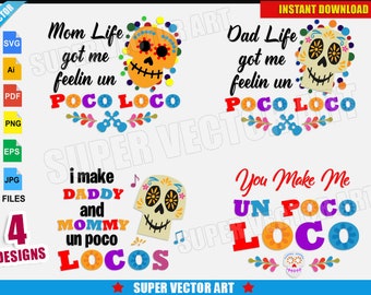 Poco loco svg | Etsy