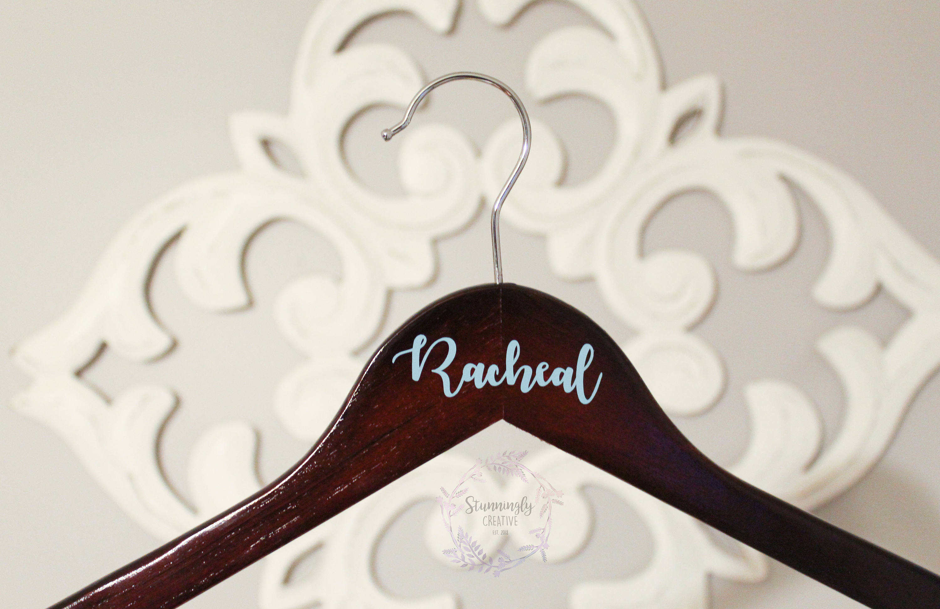 SET OF 9 Name Hangers Bride Hanger Bridesmaid Hanger - Etsy