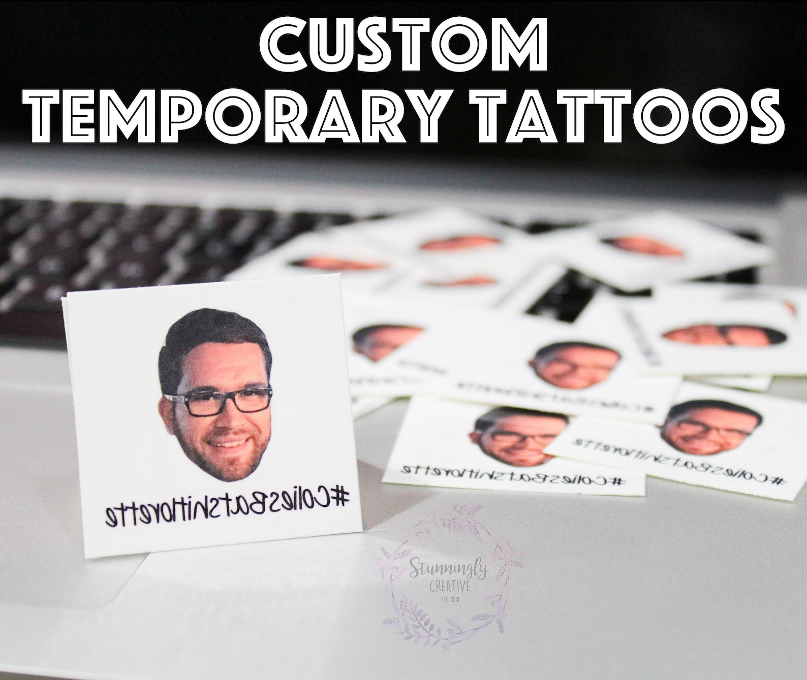 Temporary Tattoos Custom Custom Tattoos Custom Face Tattoos - Etsy