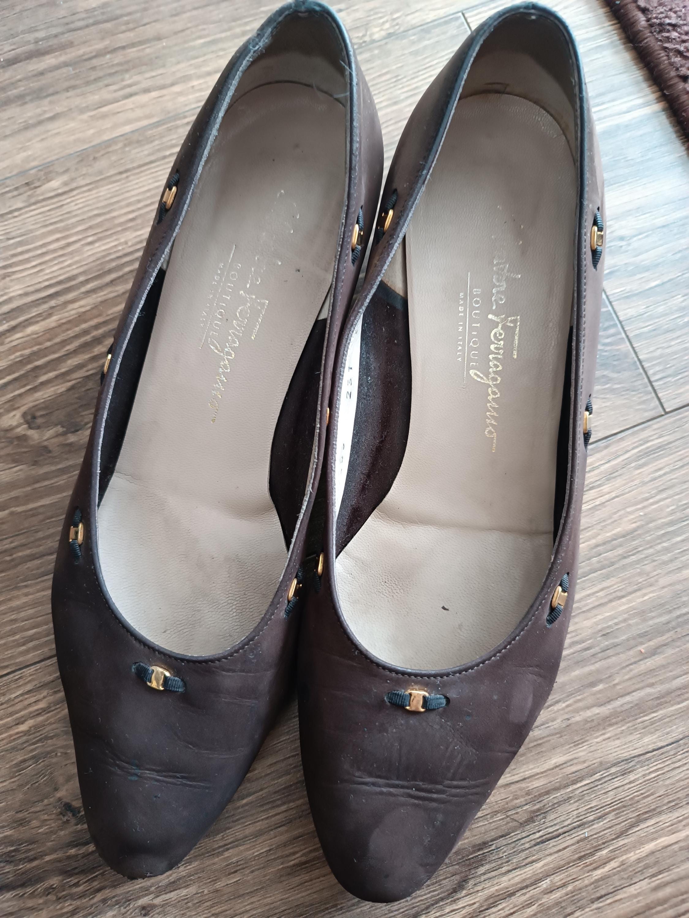 Vintage Salvatore Ferrgamo Shoes - Etsy
