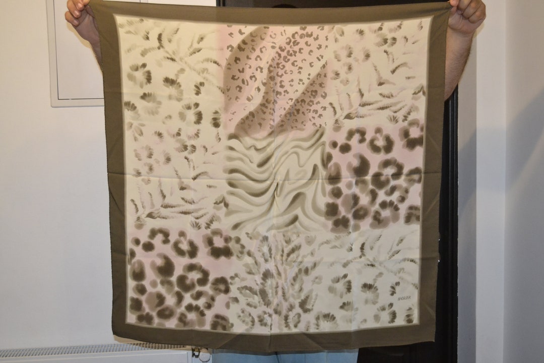 Vintage Basler Silk Scarf - Etsy