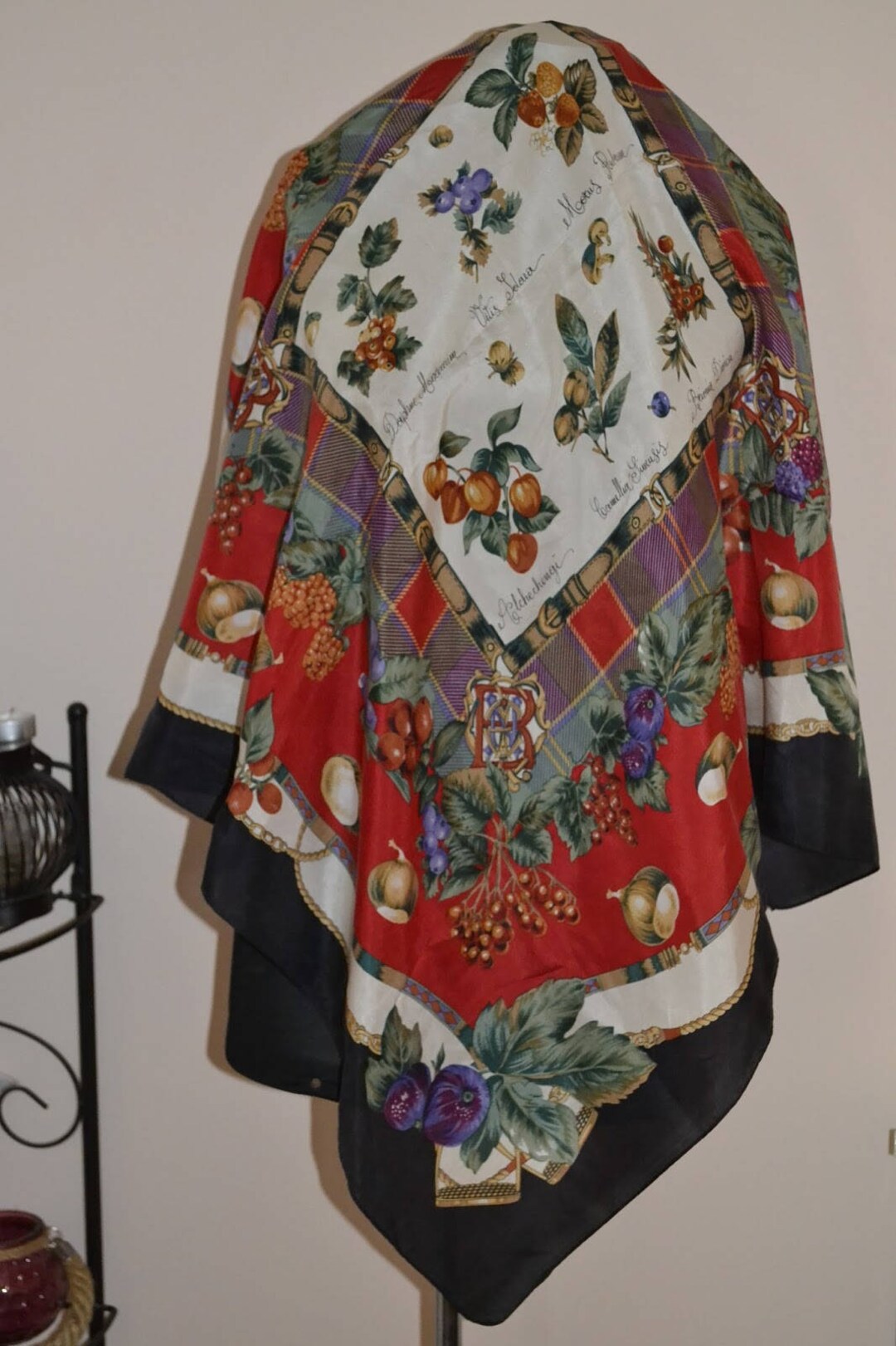 Vintage Silk Scarf - Etsy