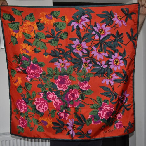 Vintage Jim Thompson Silk Scarf - Etsy